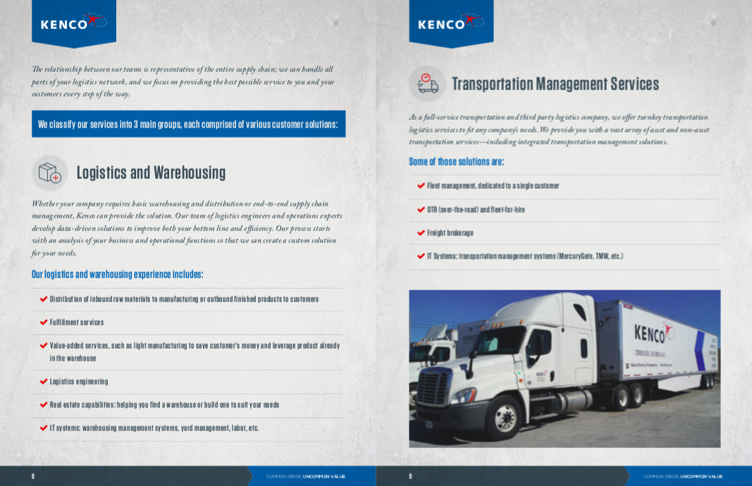 Kenco S Uncommon Value Customized Logistic Solutions Download Your Ebook